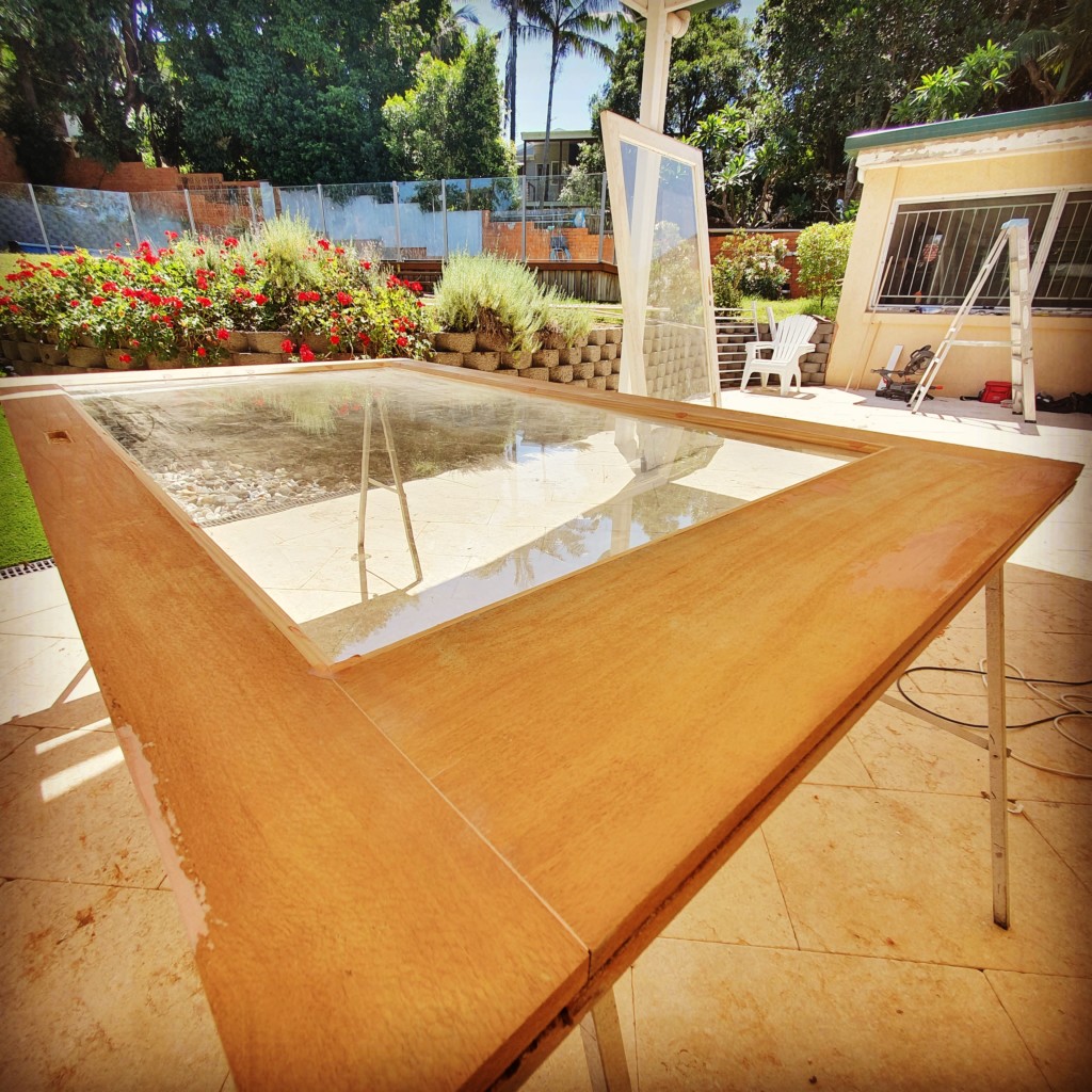 Double Timber Door Restoration - Pete's Handyman Service Brisbane